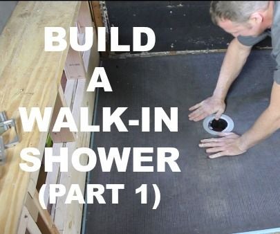 How to Build a Walk-In Shower (Part 1: Wedi Shower Pan) : 23 Steps (with Pictures) - Instructables
