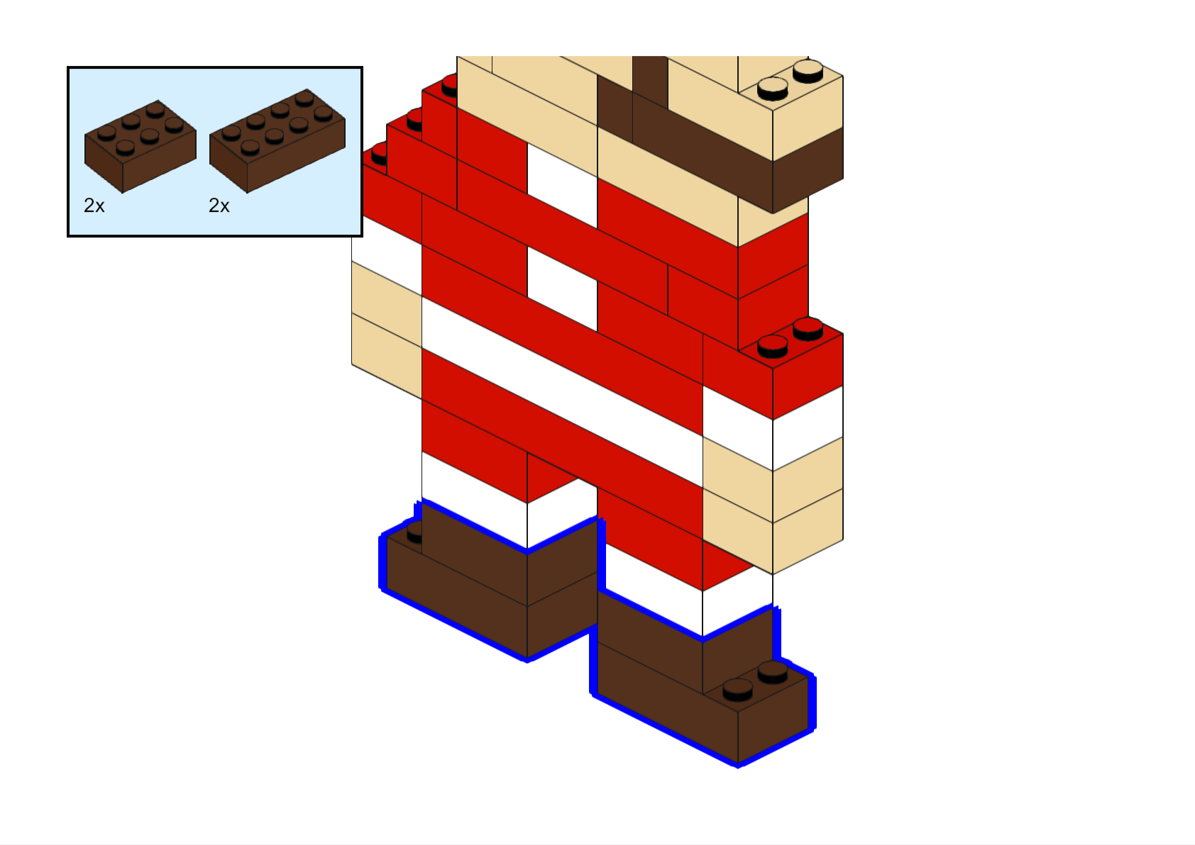 How to Make a Retro Santa LEGO Mario - Christmas Build Instructions : 3 ...