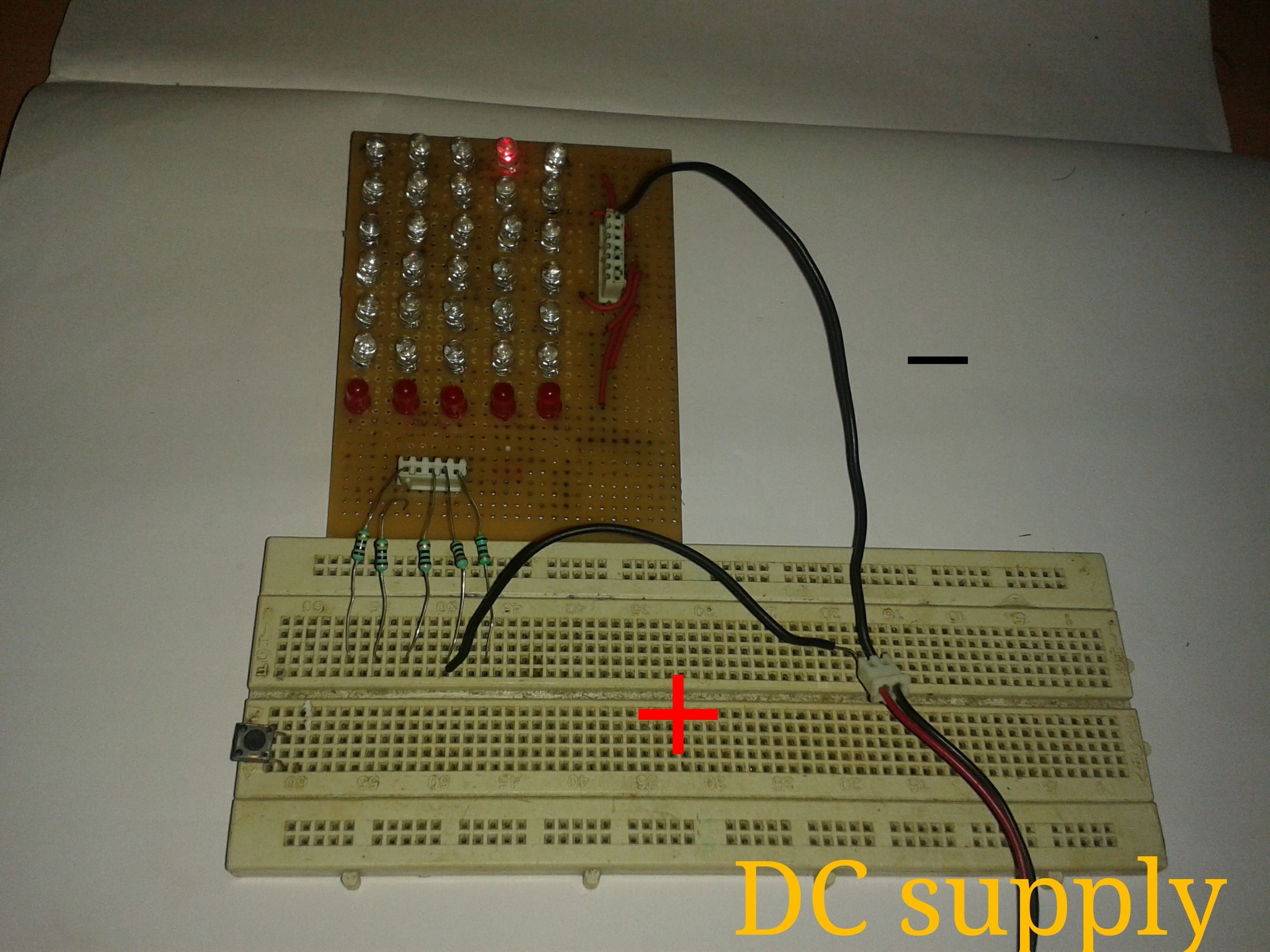 DIY 5x7 LED Matrix Board : 8 Steps - Instructables