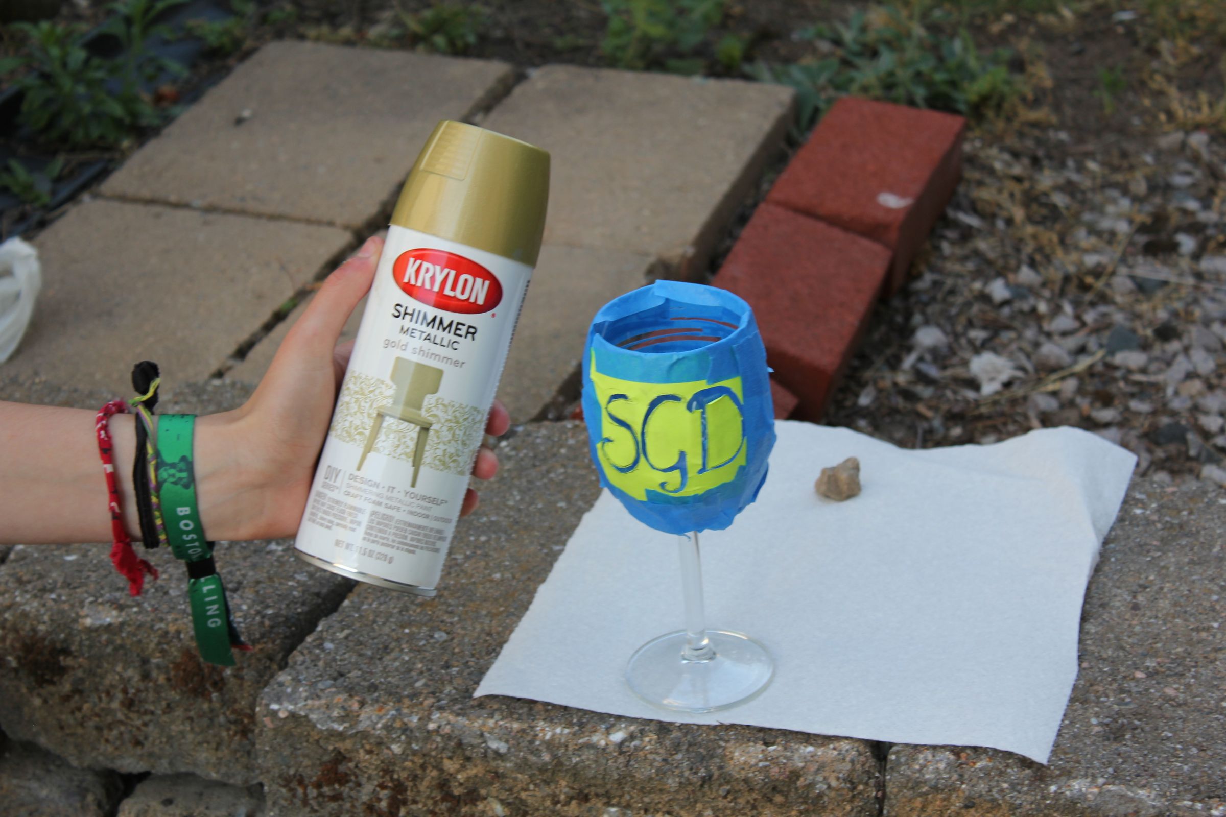 DIY Tuned and Monogrammed Wine Glass : 7 Steps (with Pictures ...
