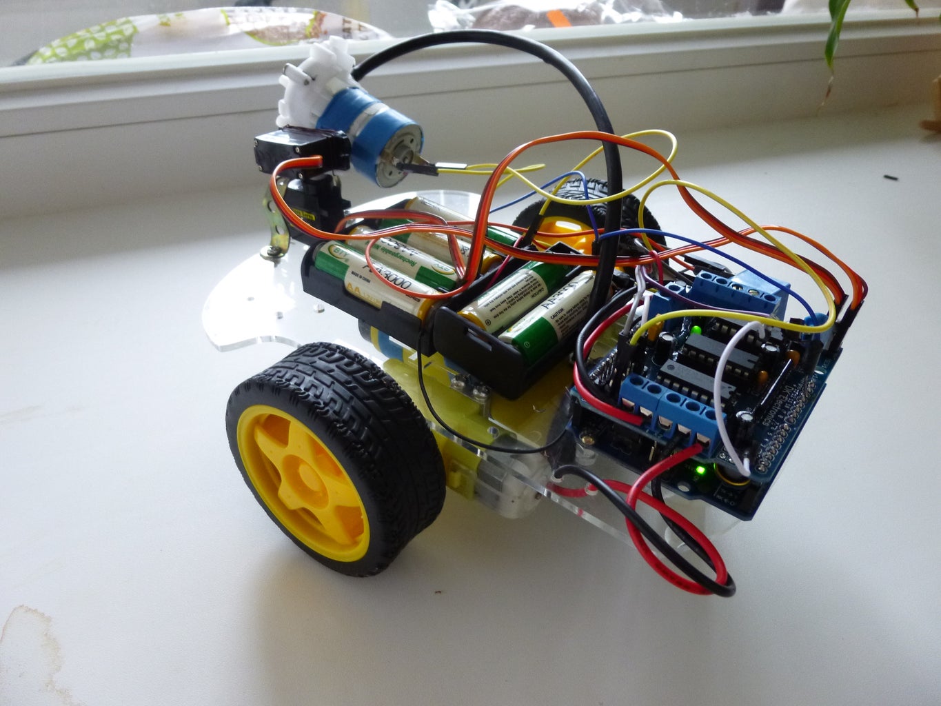 Water Cannon Arduino Robot Ir Instructables