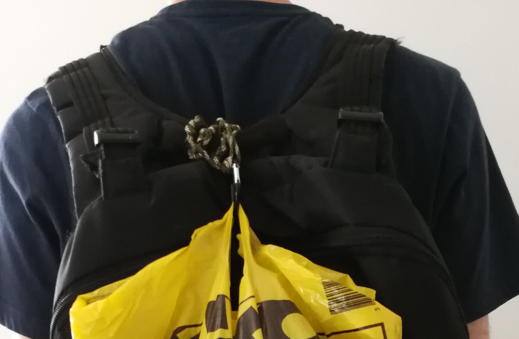 Shopping Bag Fastner to Your Backpack : 6 Steps - Instructables