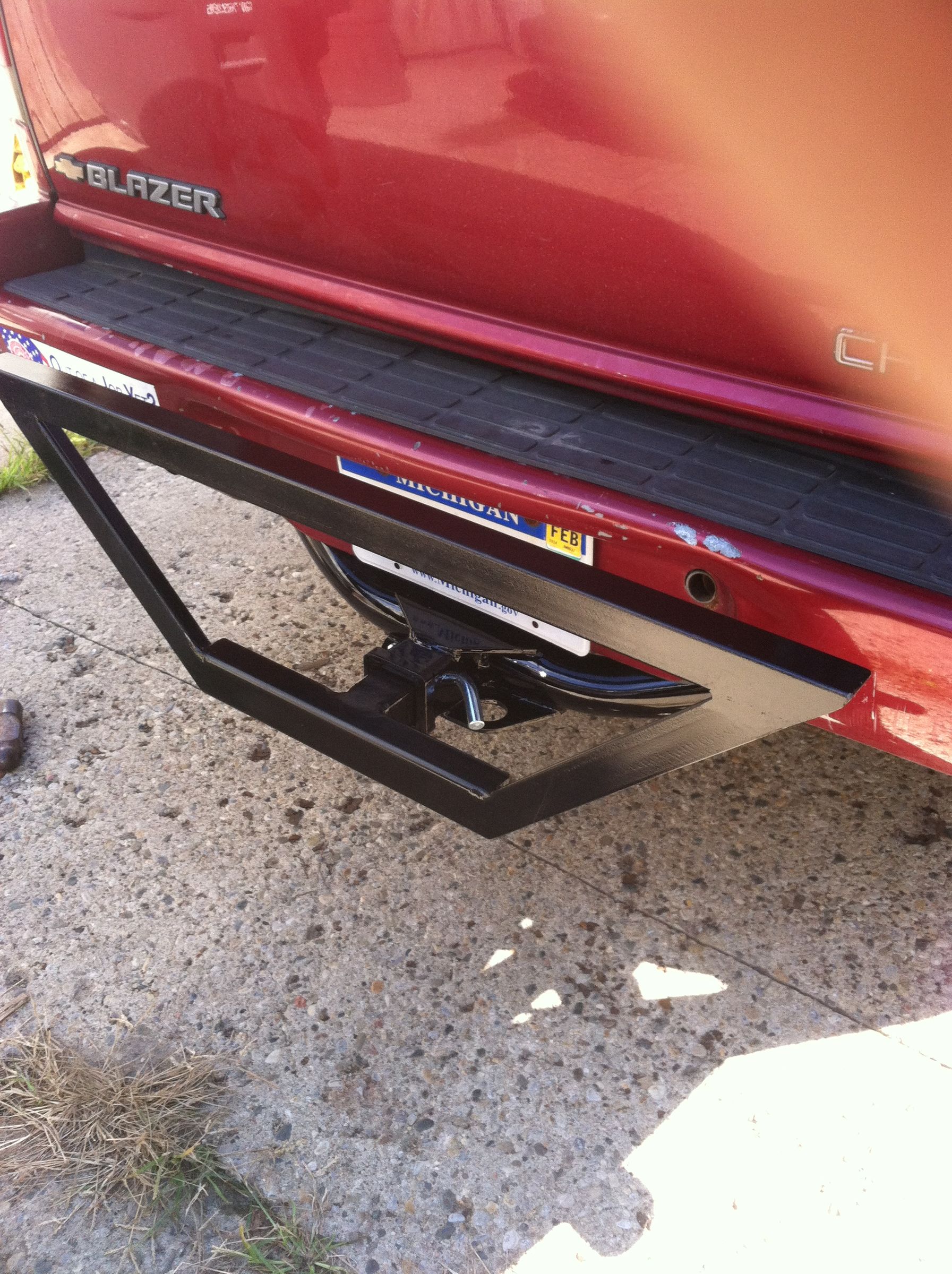 S10 Blazer Upgrades Part 2 - Trailer Hitch and Bumper Guard : 4 Steps ...