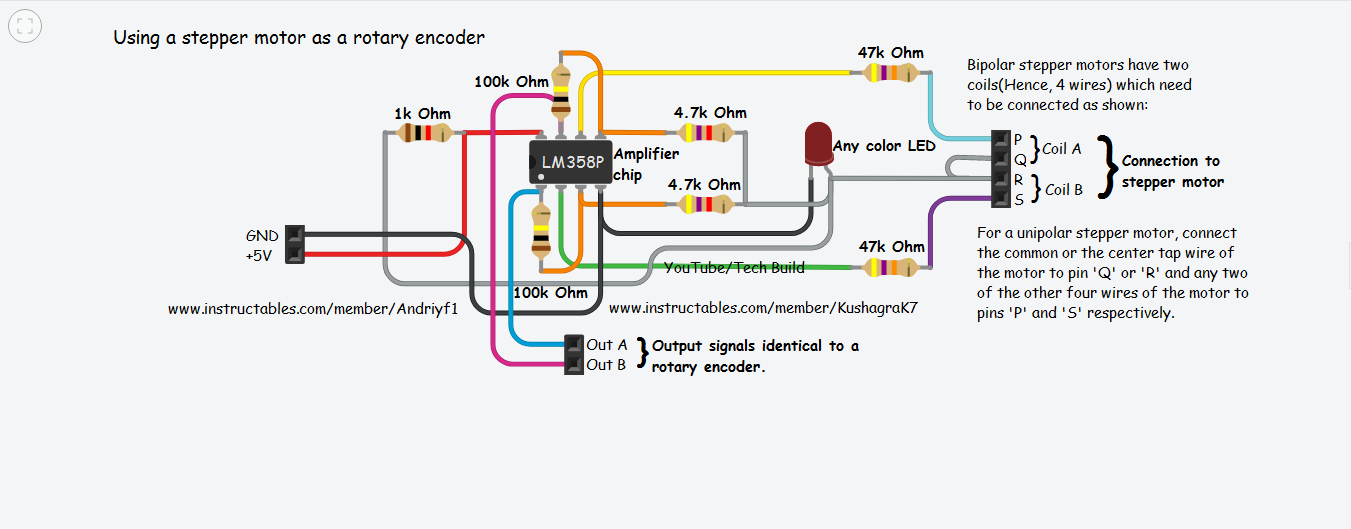 Use a Stepper Motor As a Rotary Encoder : 9 Steps (with Pictures ...