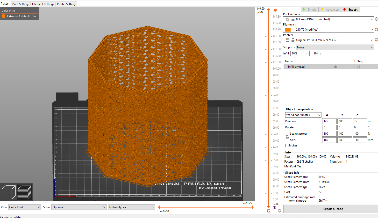 Infill Lampshades (3D Printed) : 7 Steps (with Pictures) - Instructables