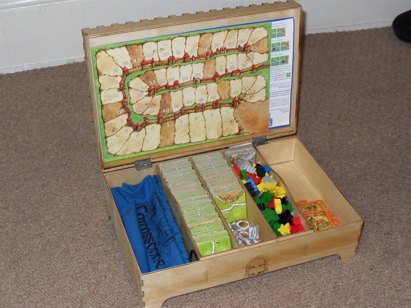 Themed Carcassonne Storage Chest - Instructables