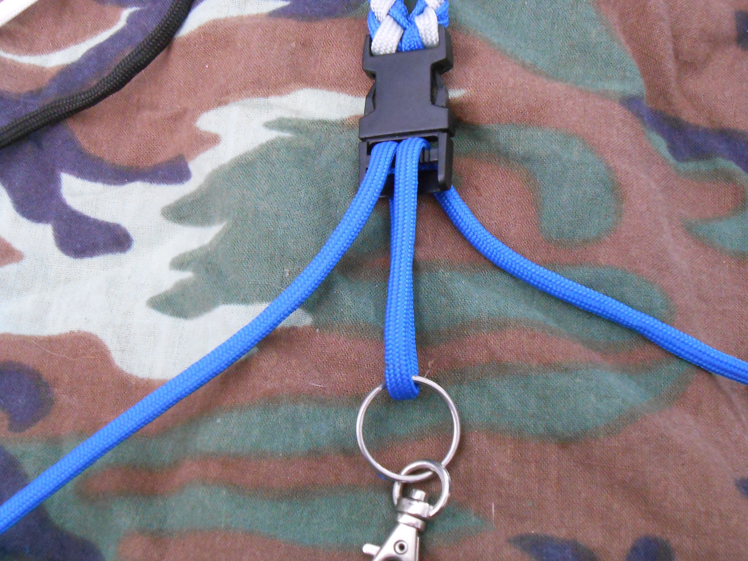 Break Away Paracord Lanyard With Side Release Buckle and Swivel Snap ...