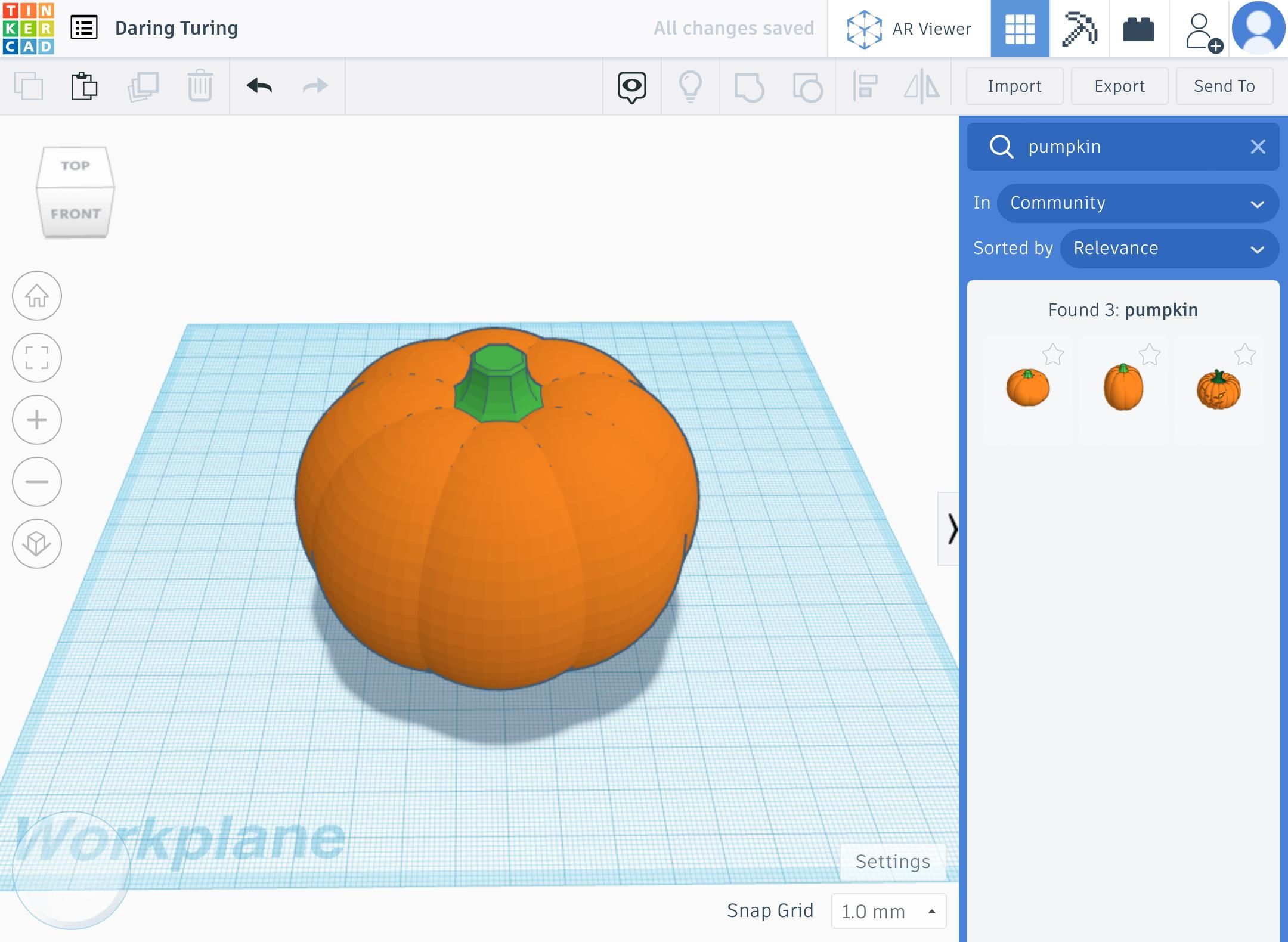 Cute Jack-O-Lantern in Tinkercad : 4 Steps - Instructables