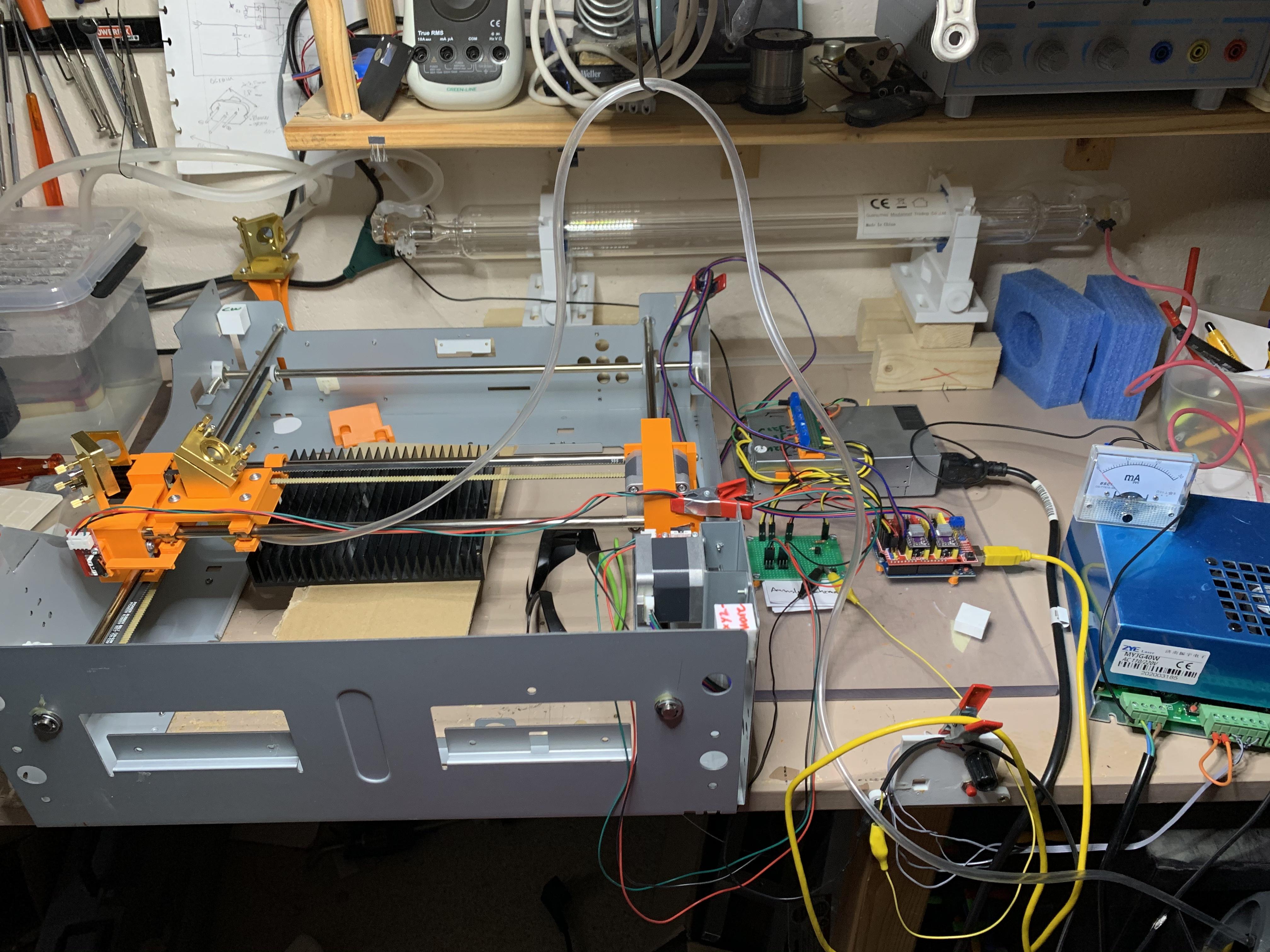 CO2 Laser Cutter 40W With Arduino : 19 Steps (with Pictures ...