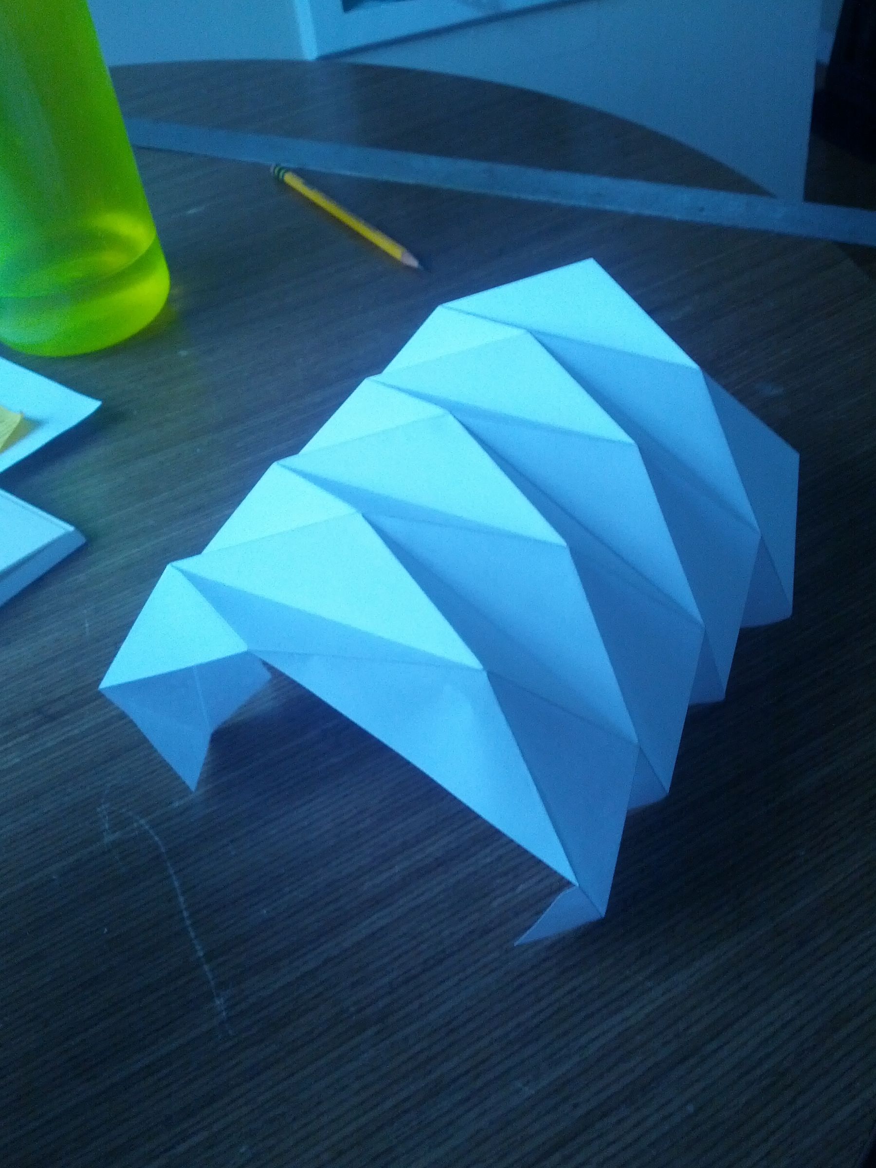 Paper Folded Barrel Structure - Instructables