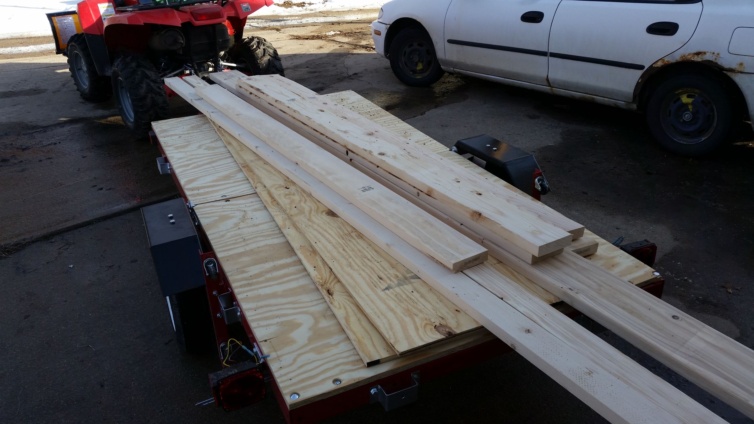 Simple Huge Plywood and 2x Lumber Shelf : 4 Steps (with Pictures ...