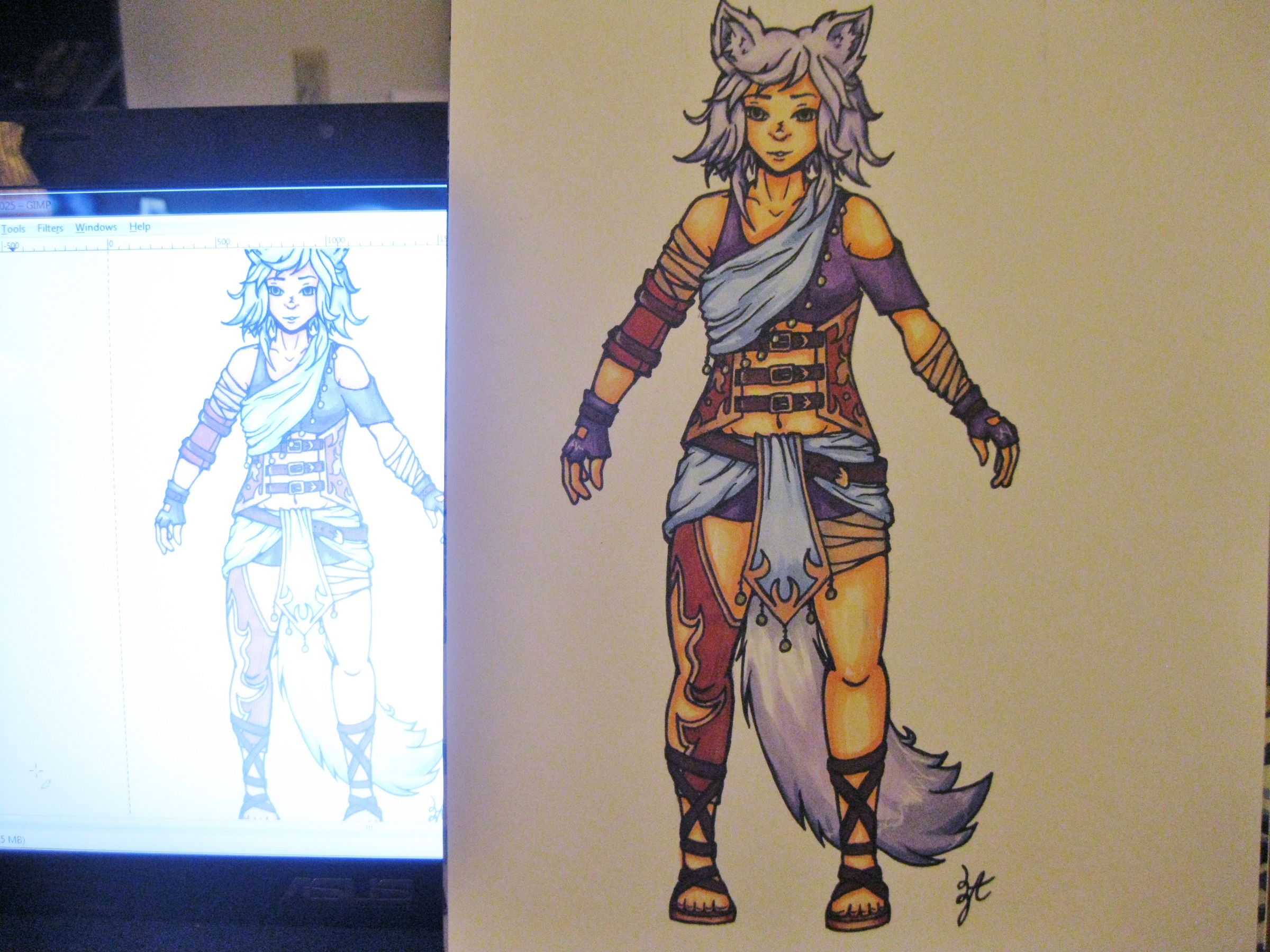 Copic / Marker Coloring and Lining Tutorial : 8 Steps (with Pictures ...