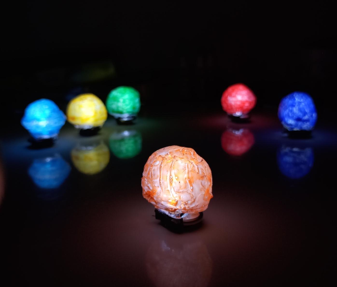 Infinity Stones - Easy DIY Using Hot Glue Gun & Led's : 7 Steps (with ...
