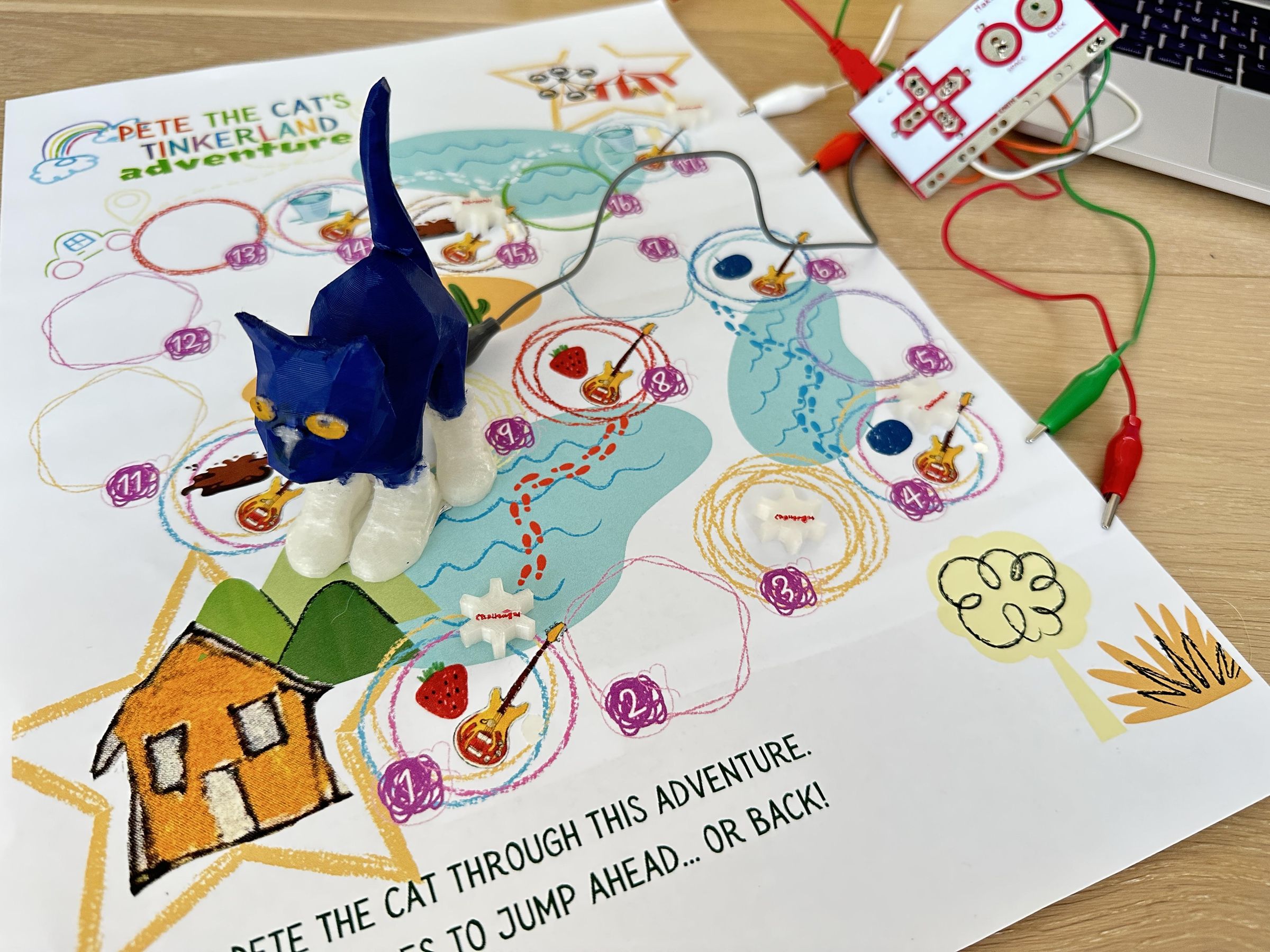 Celebrate Colors With Pete the Cat's Board Game With Tinkercad and ...