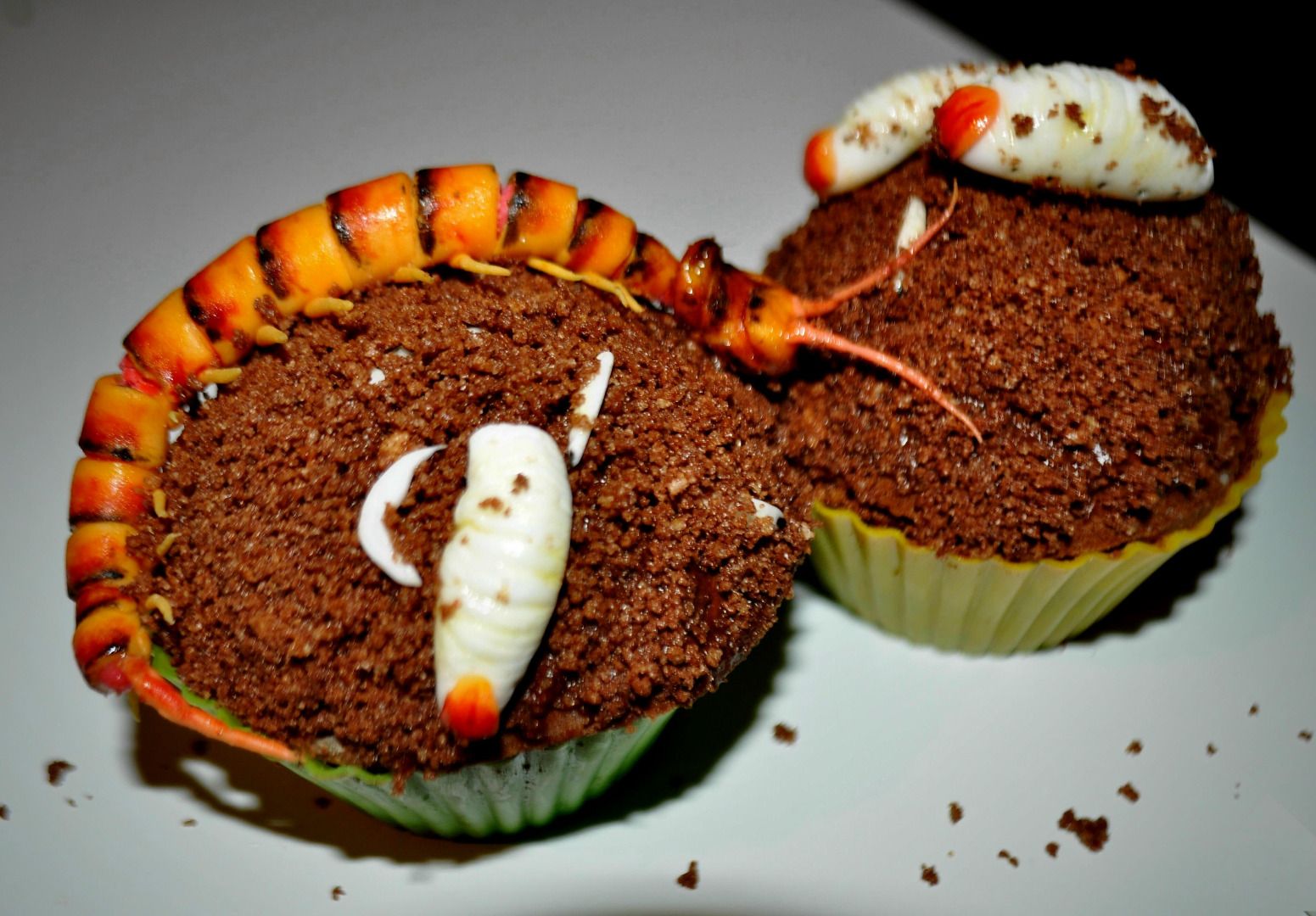 Centipede and Larvae Cupcake : 4 Steps (with Pictures) - Instructables