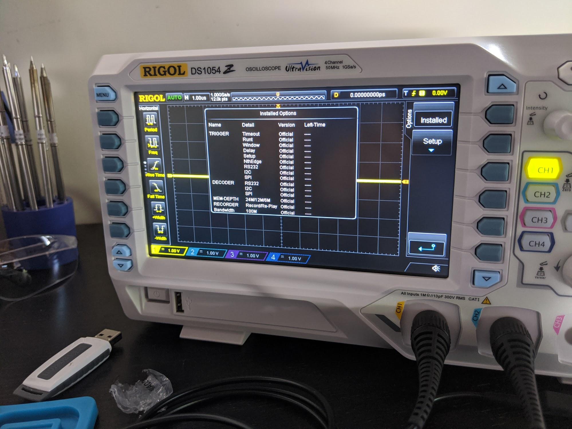 How to Hack & Upgrade a Rigol DS1054Z Digital Oscilloscope : 5 Steps ...