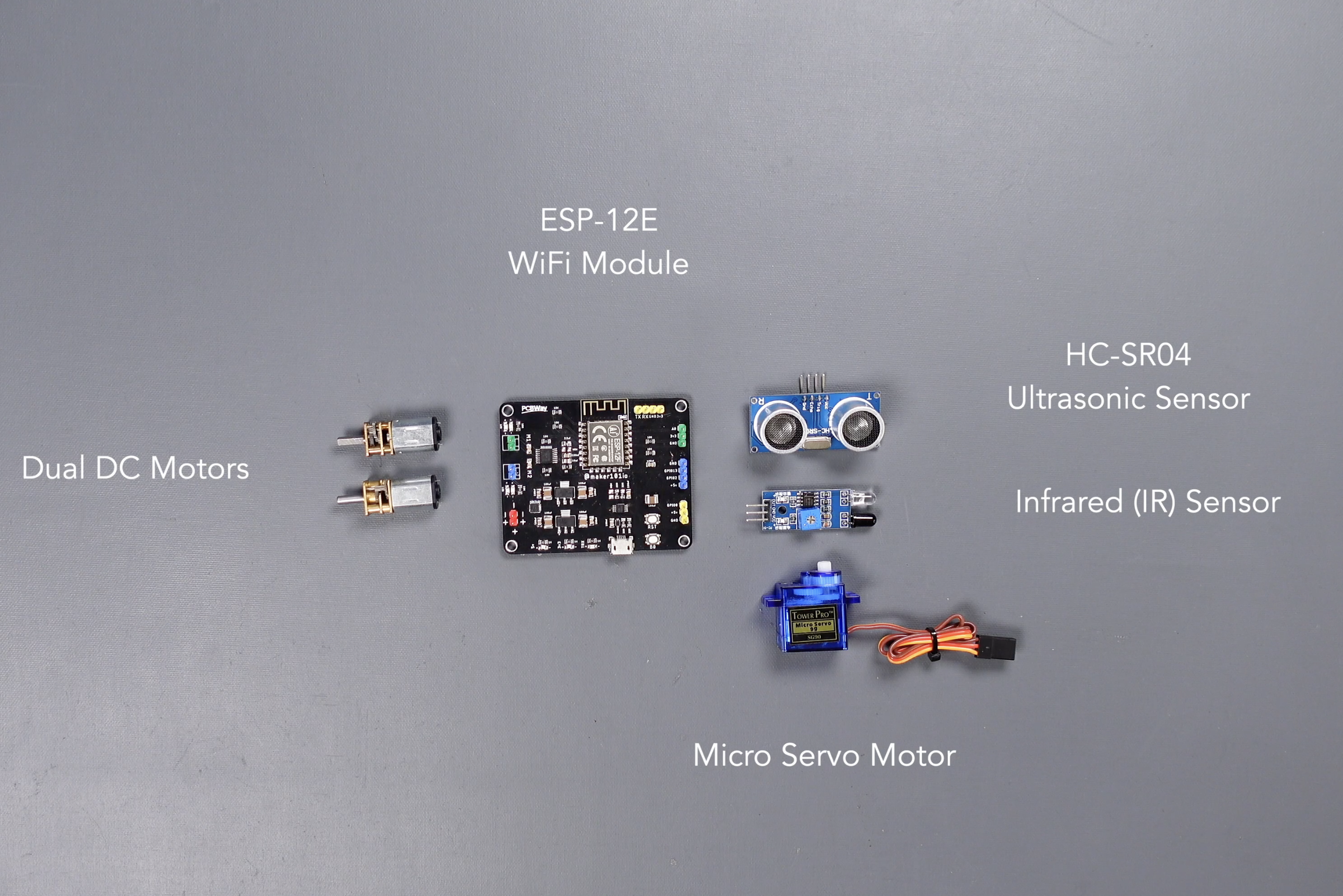 Line Following - Obstacle Avoiding - Drawing Robot (ESP8266 Dual DC Motor Controller Board) : 10 ...