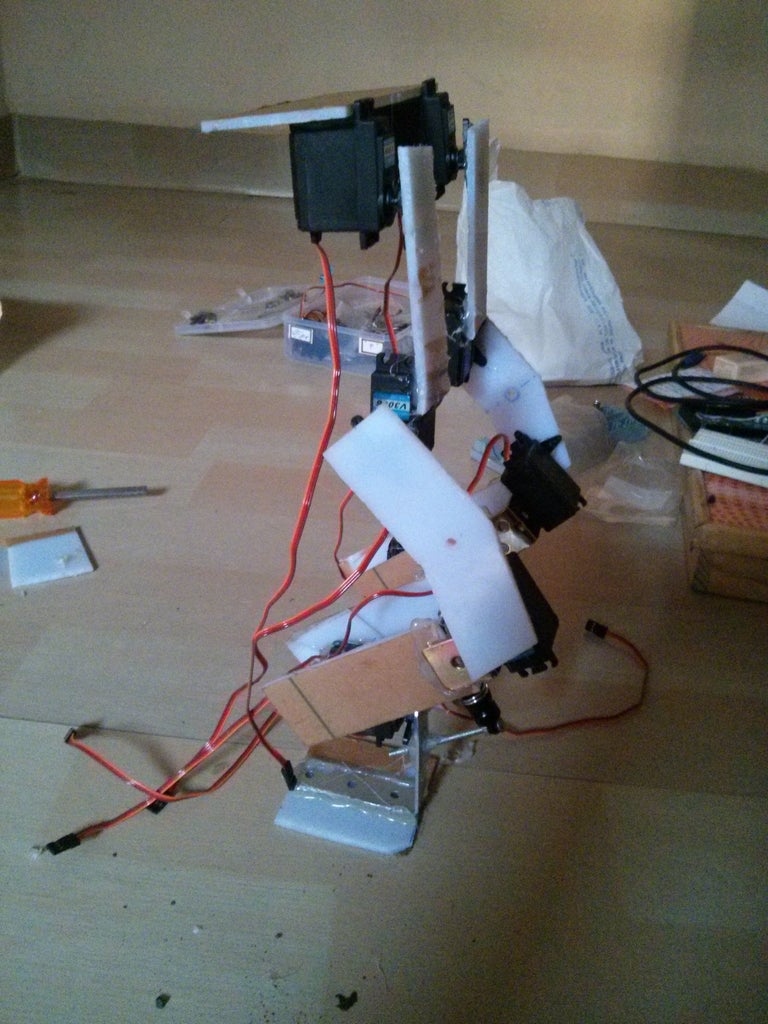 Arduino Biped 8 Steps Instructables