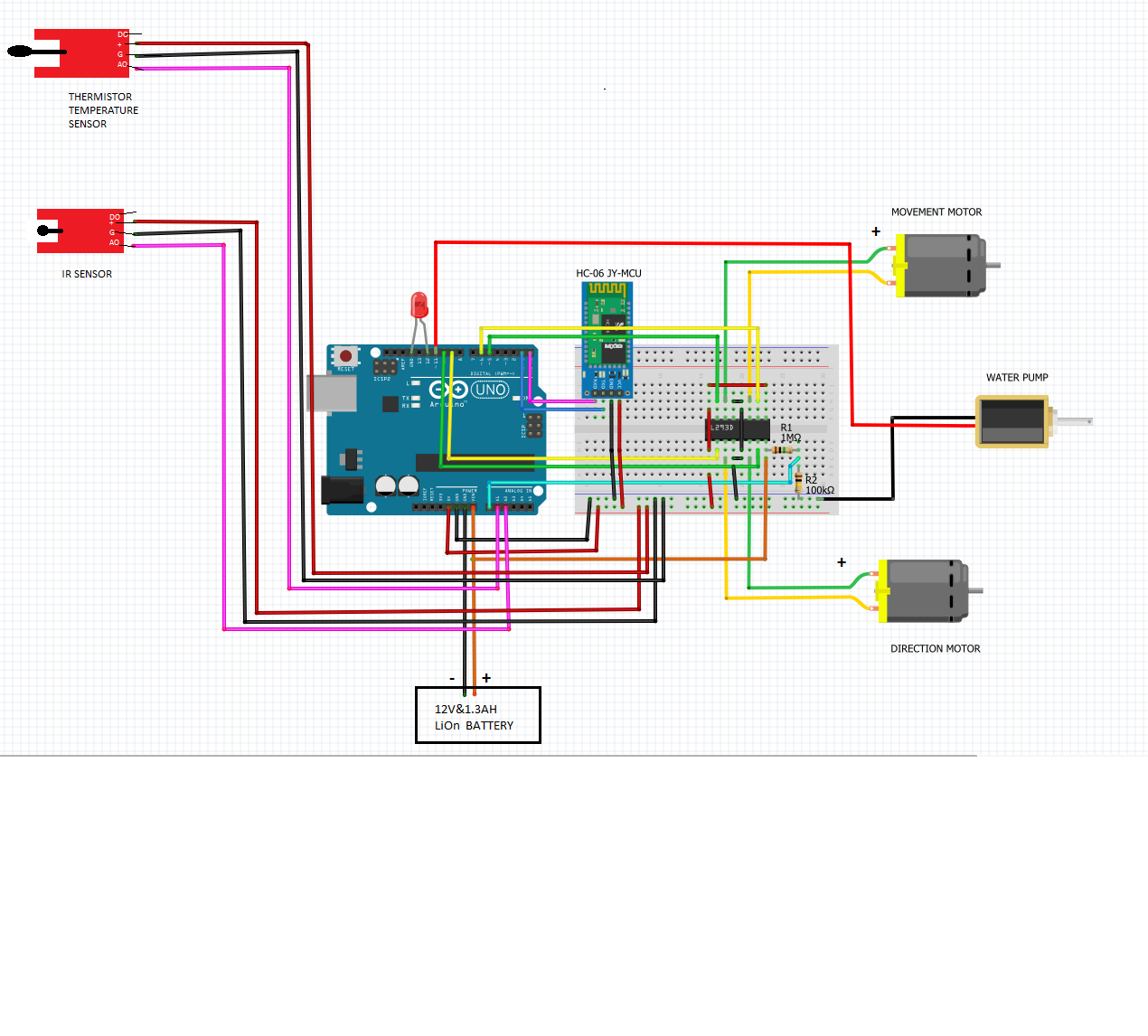 Bluetooth Controlled Arduino Mini-firefighter. : 4 Steps - Instructables