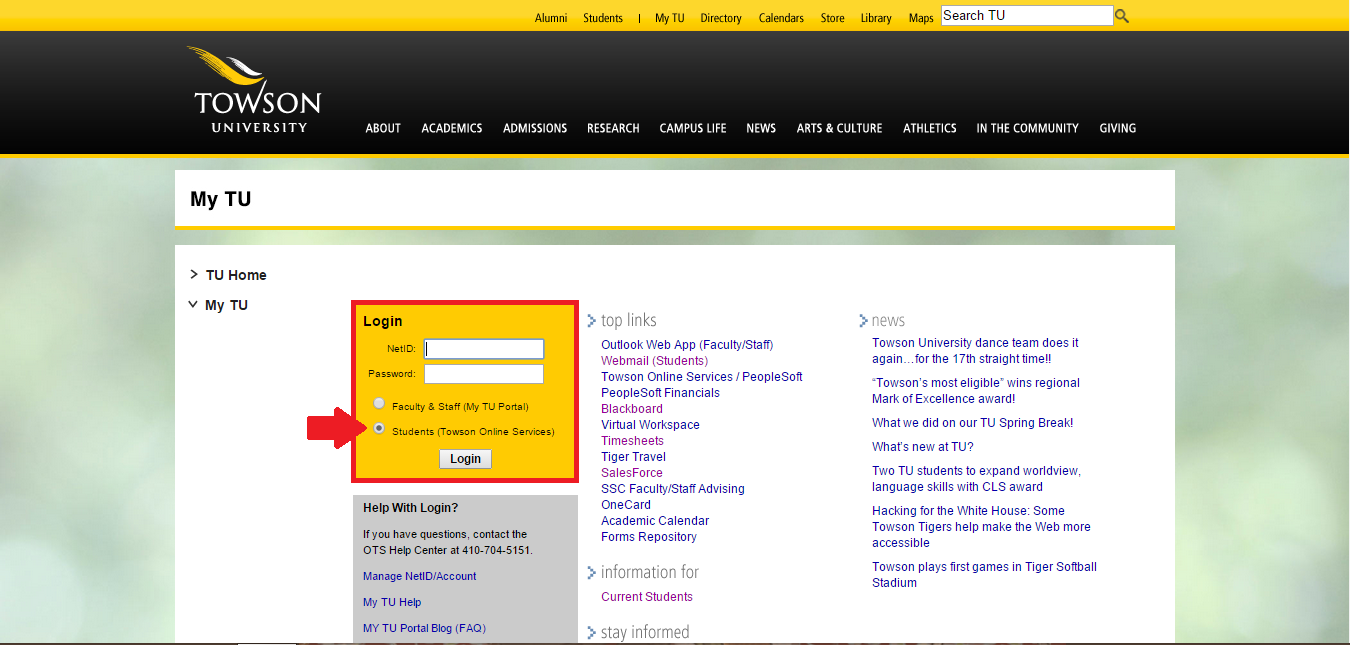 How to Log in to My TU : 8 Steps - Instructables