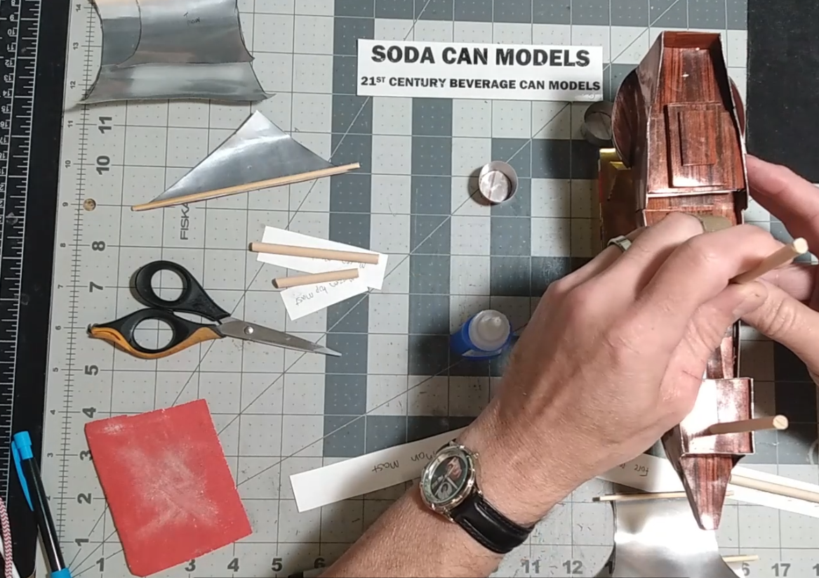 Float Your Soda Can Boat! DIY Sailing Ship Made From Soda Cans! : 15 ...