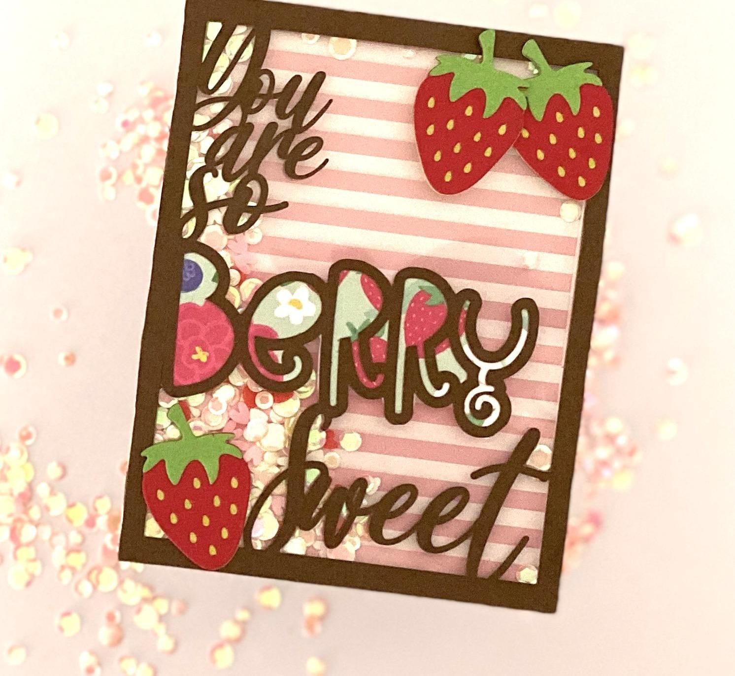 Berry Sweet Shaker Card : 12 Steps - Instructables
