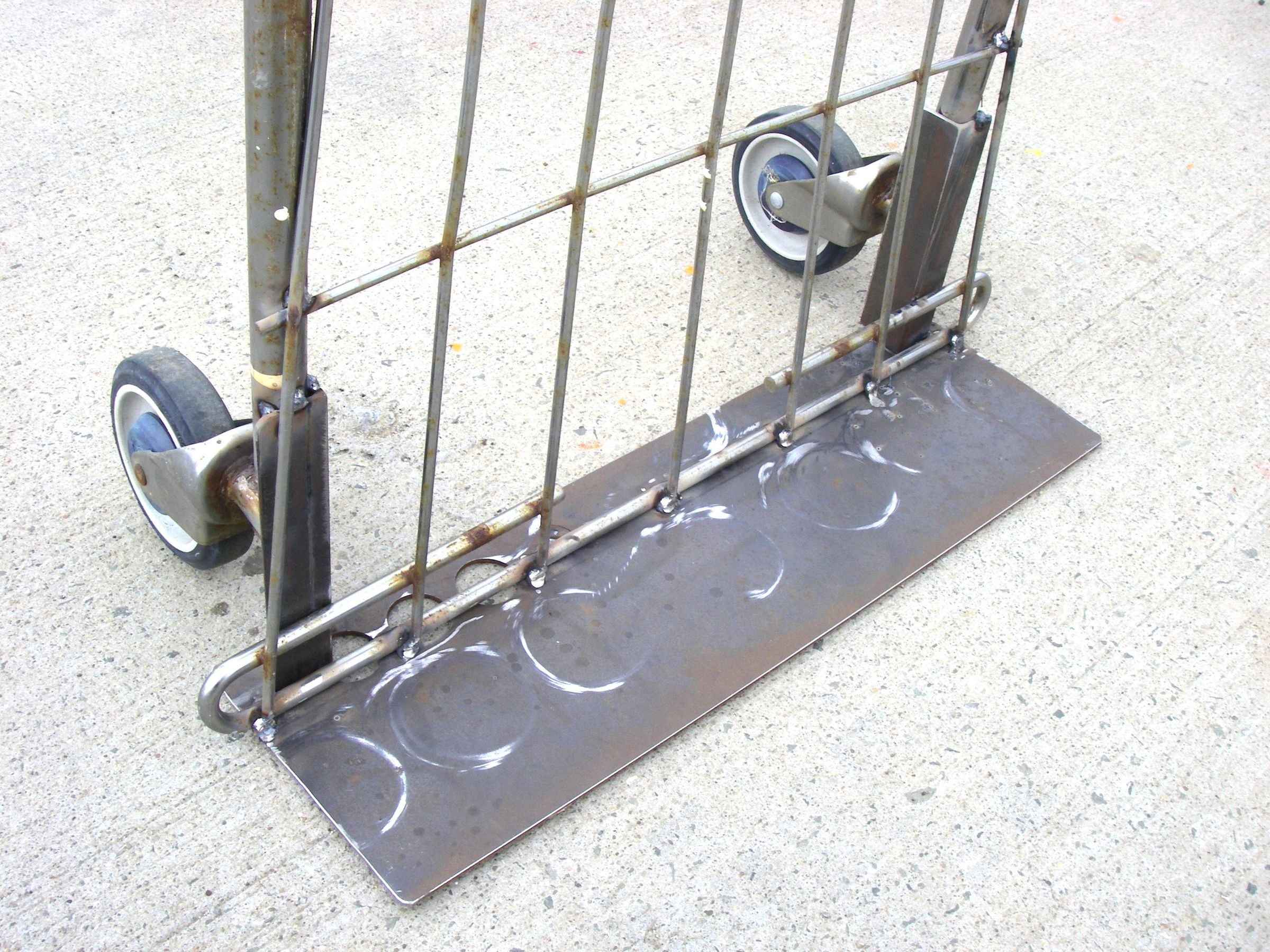 Make a Hand Truck From a Shopping Cart in Minutes : 9 Steps (with ...