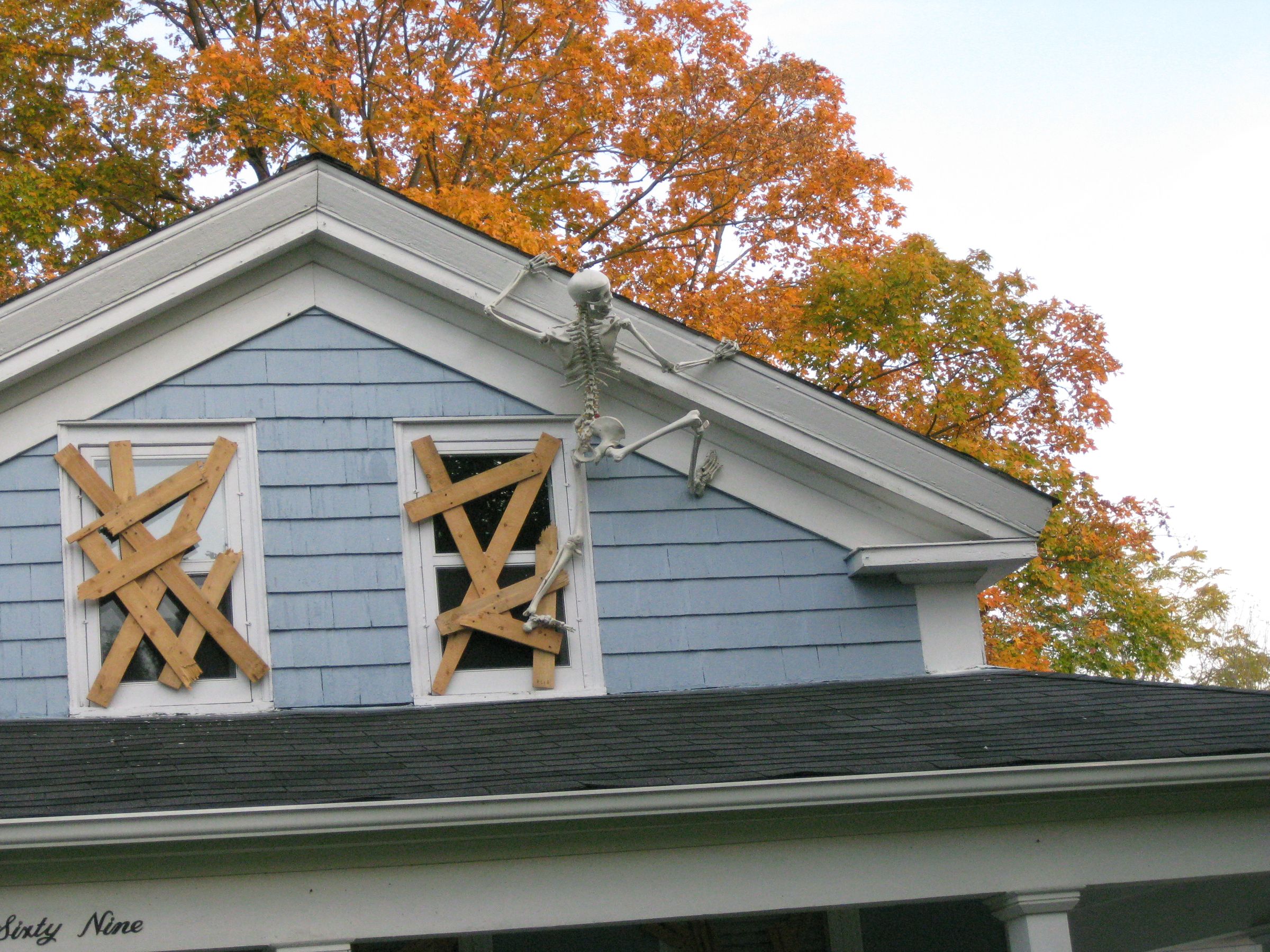 Boarded Up Windows For Halloween