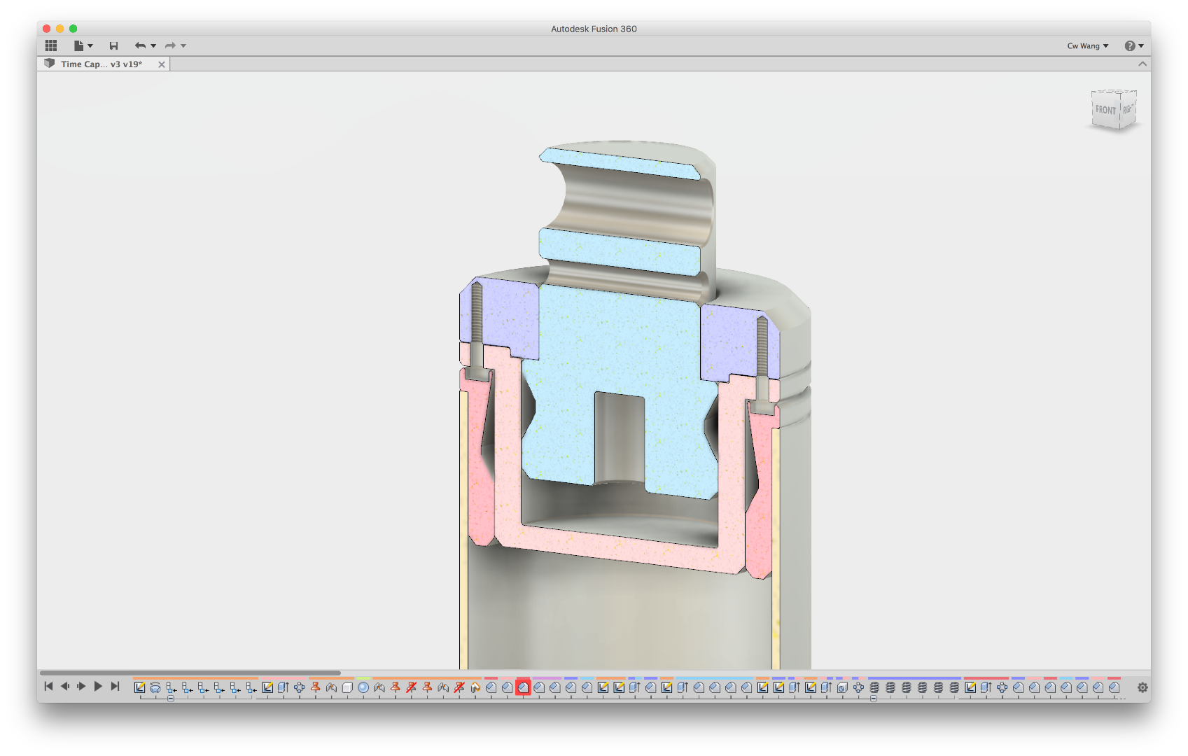 Time Capsule With Ball Plunger Detent Mechanism (built Using a CNC ...