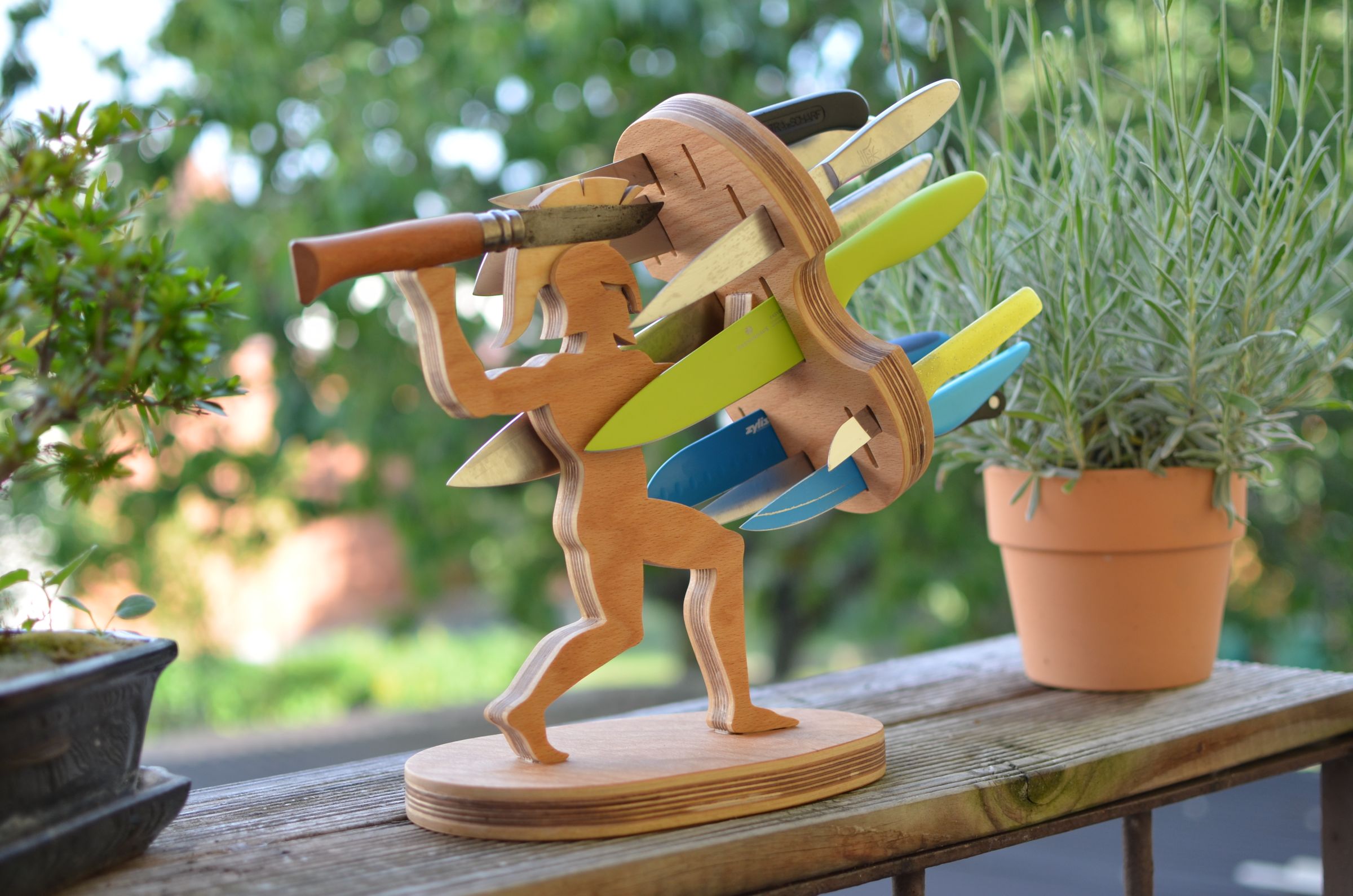 Knife Block - Warrior : 7 Steps (with Pictures) - Instructables