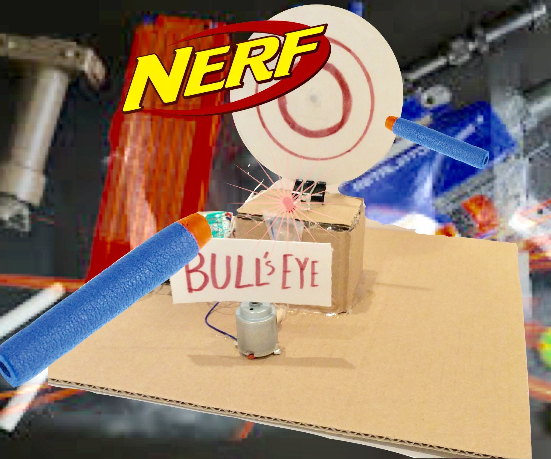 Motion Sensing Nerf Target : 8 Steps (with Pictures) - Instructables