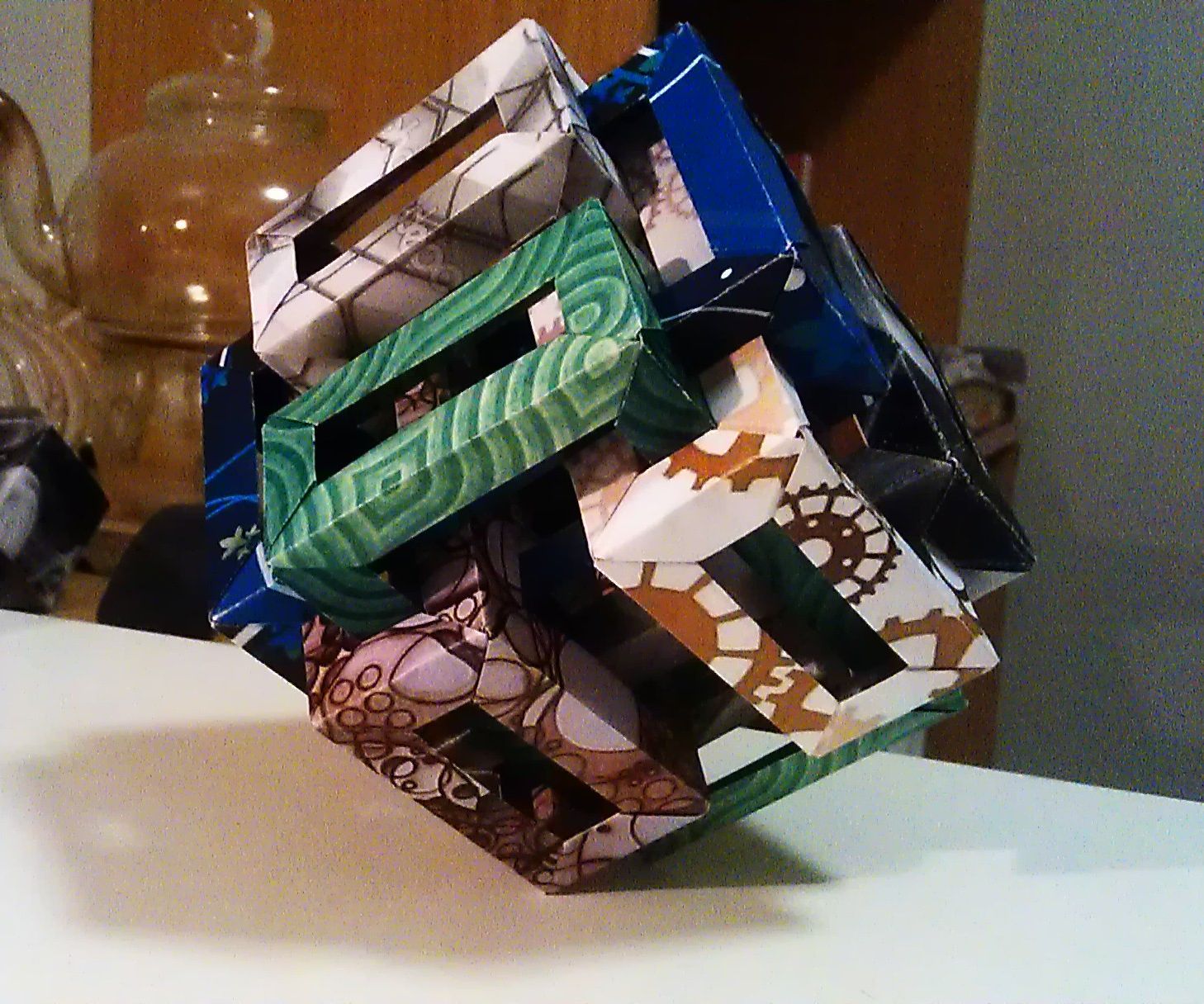 Modular Origami Sculpture: 6 Rectangular Prisms : 11 Steps - Instructables