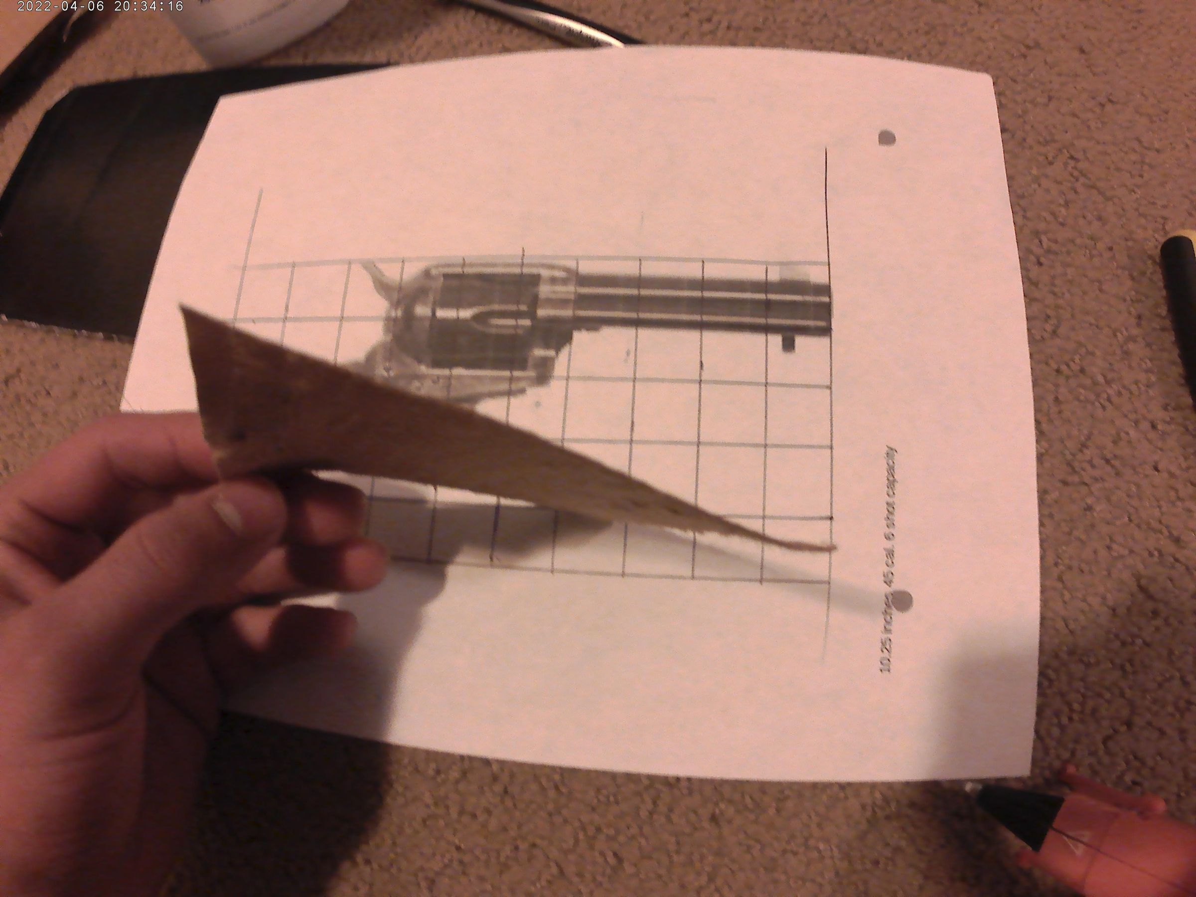 Cardboard SAA Colt .45 : 5 Steps - Instructables