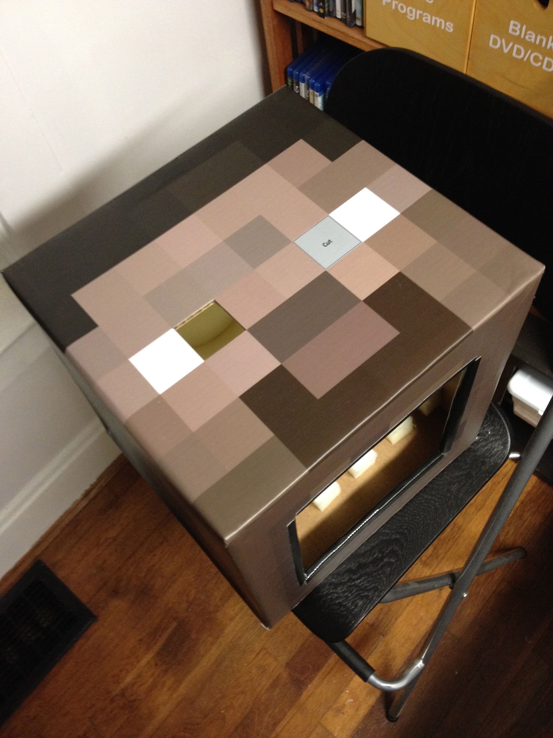 Minecraft Steve Stable Head Build : 10 Steps - Instructables