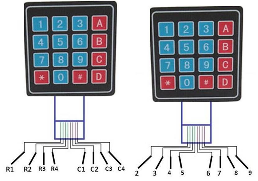 Keypad With Arduino Without Using Keypad Library (First Tutorial) : 4 ...