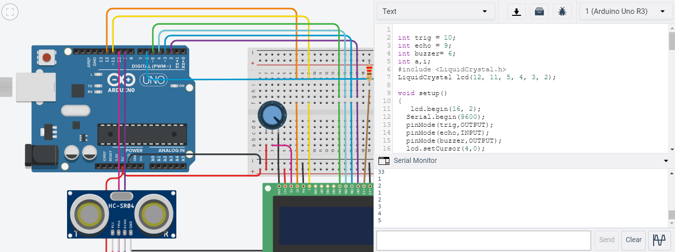 Visitor Counter Using Arduino on TinkerCad : 3 Steps - Instructables