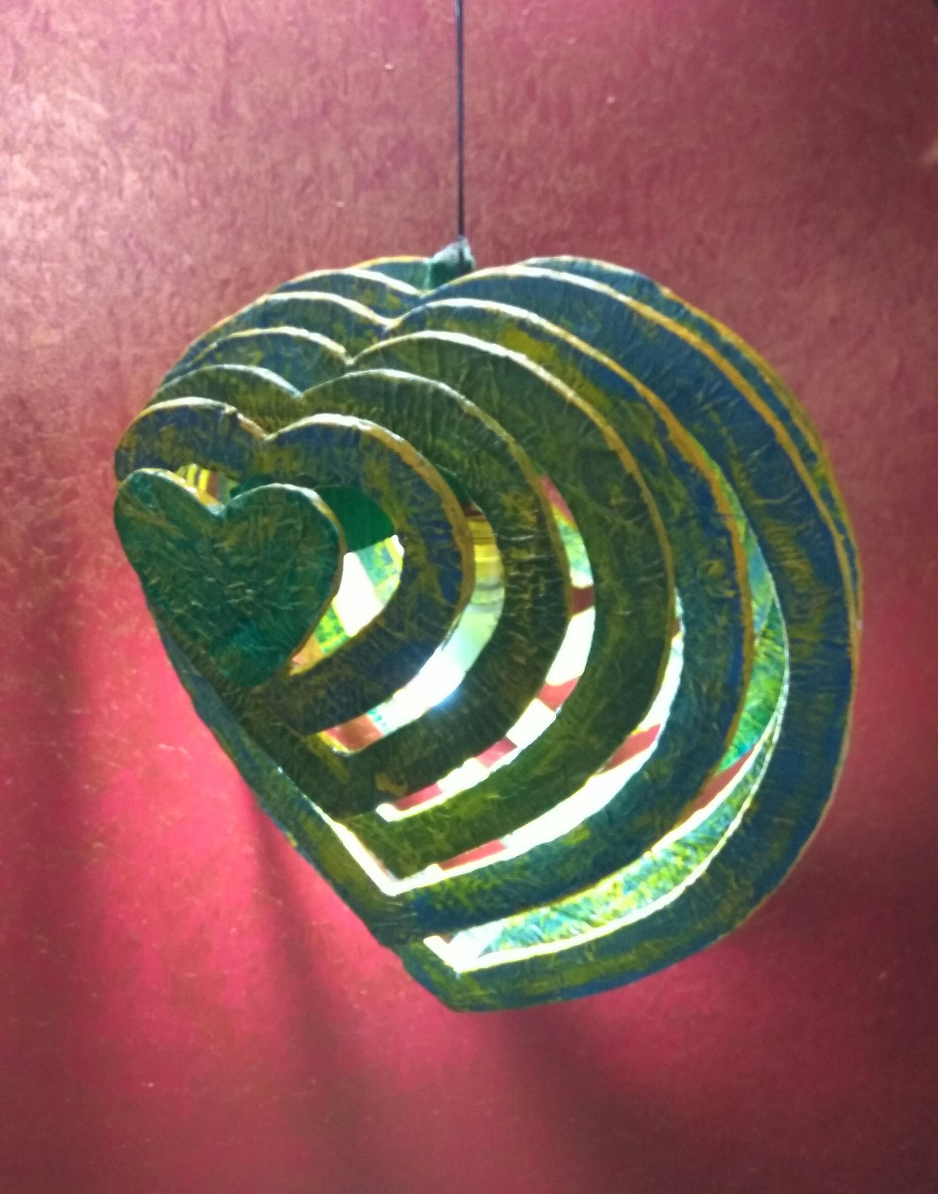 Pretty Cardboard Heart Shaped Hanging Lamp. : 7 Steps (with Pictures ...