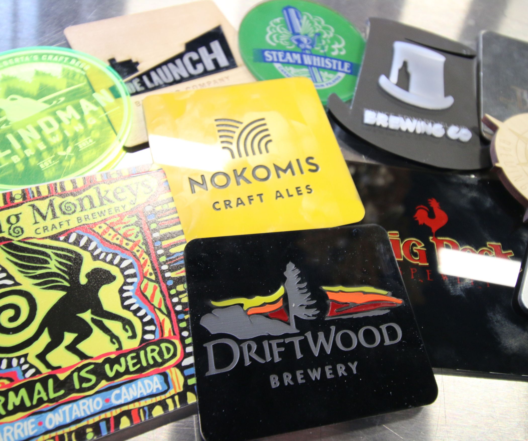 11 Beer Coasters - Laser Cut, Engraved and UV Printed : 12 Steps (with ...