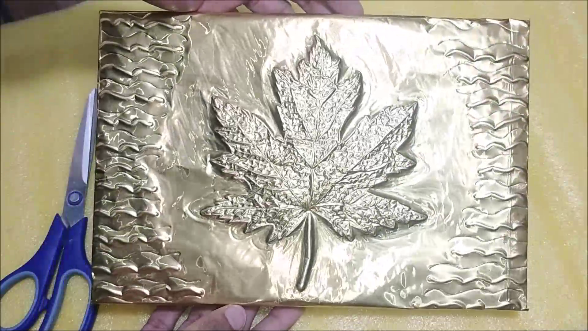 How to Make Maple Leaf Embossed Painting : 4 Steps (with Pictures ...