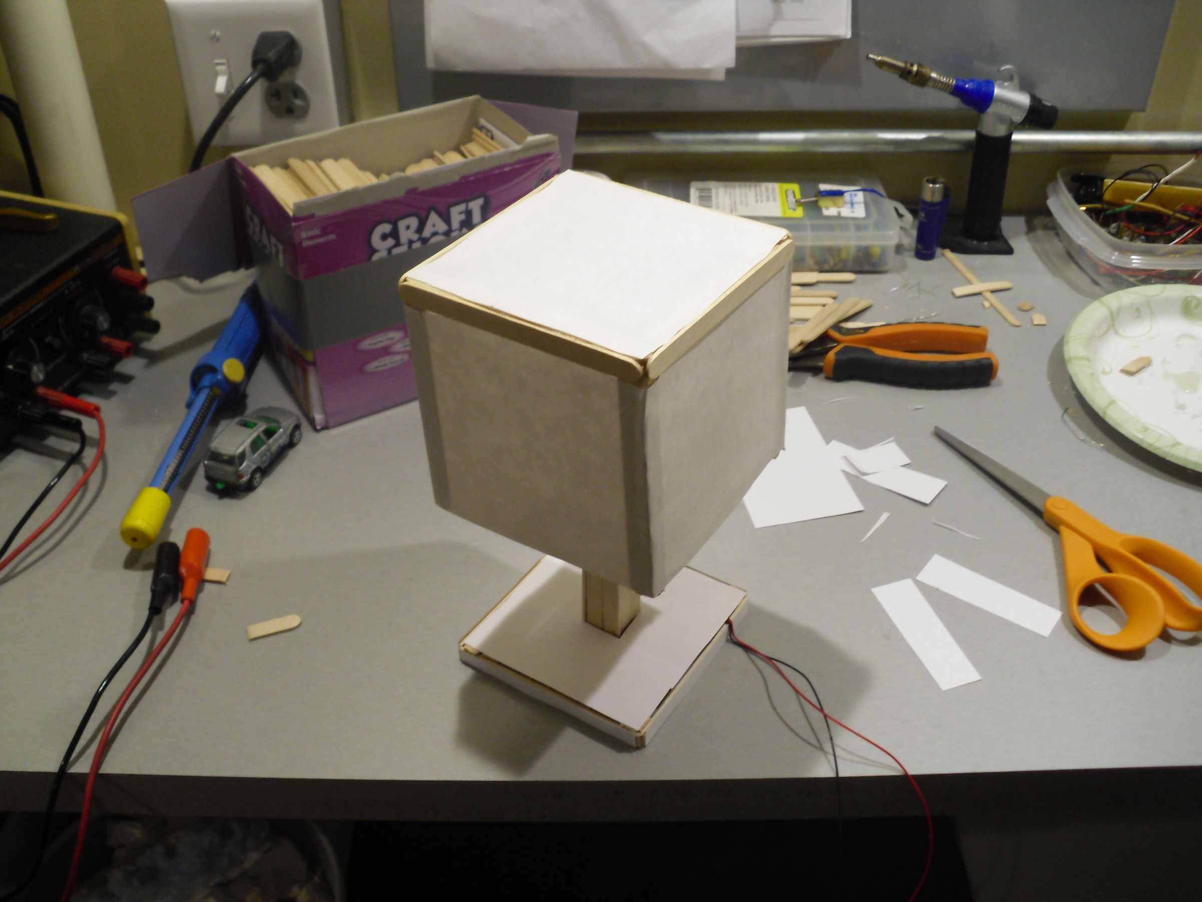 Led Popsicle Stick Lamp - Instructables