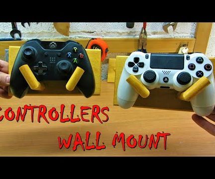 Wooden Controllers Wall Mount for Ps4 & Xbox One : 7 Steps - Instructables
