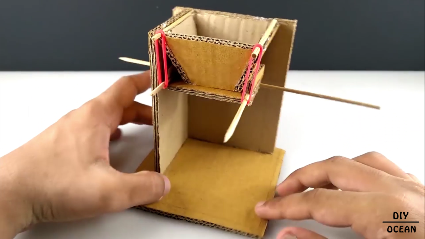 How to Make GEMS CANDY Dispenser Machine Out of Cardboard DIY at Home ...