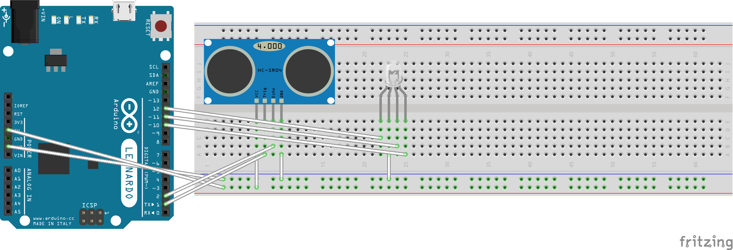 Ultrasonic Parking Sensor With Arduino : 6 Steps - Instructables