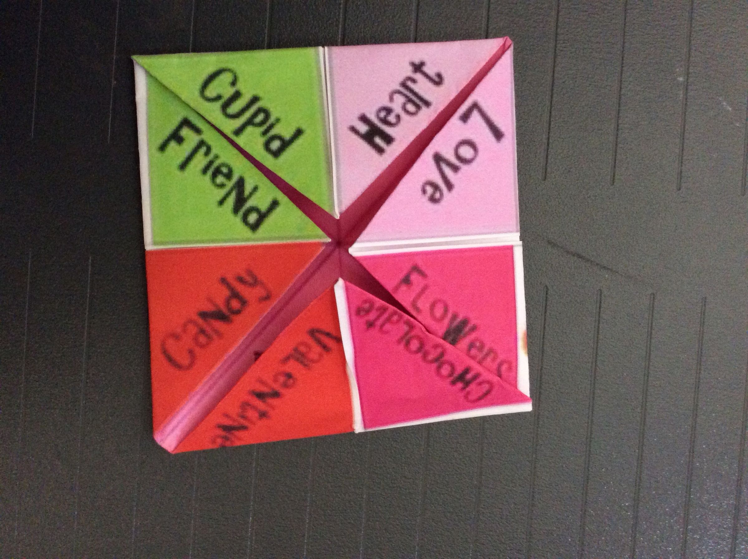 Valentines Day Cootie Catcher : 6 Steps - Instructables