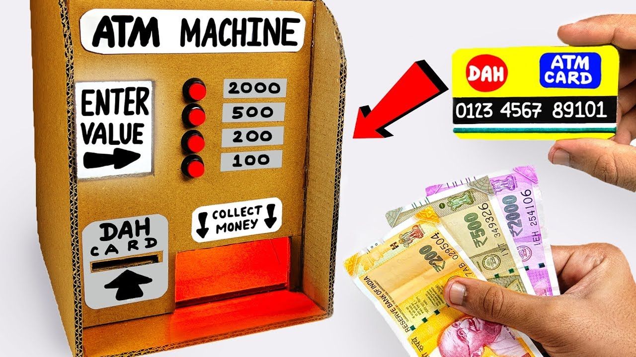 How to Make a DIY Cardboard ATM Machine : 11 Steps - Instructables