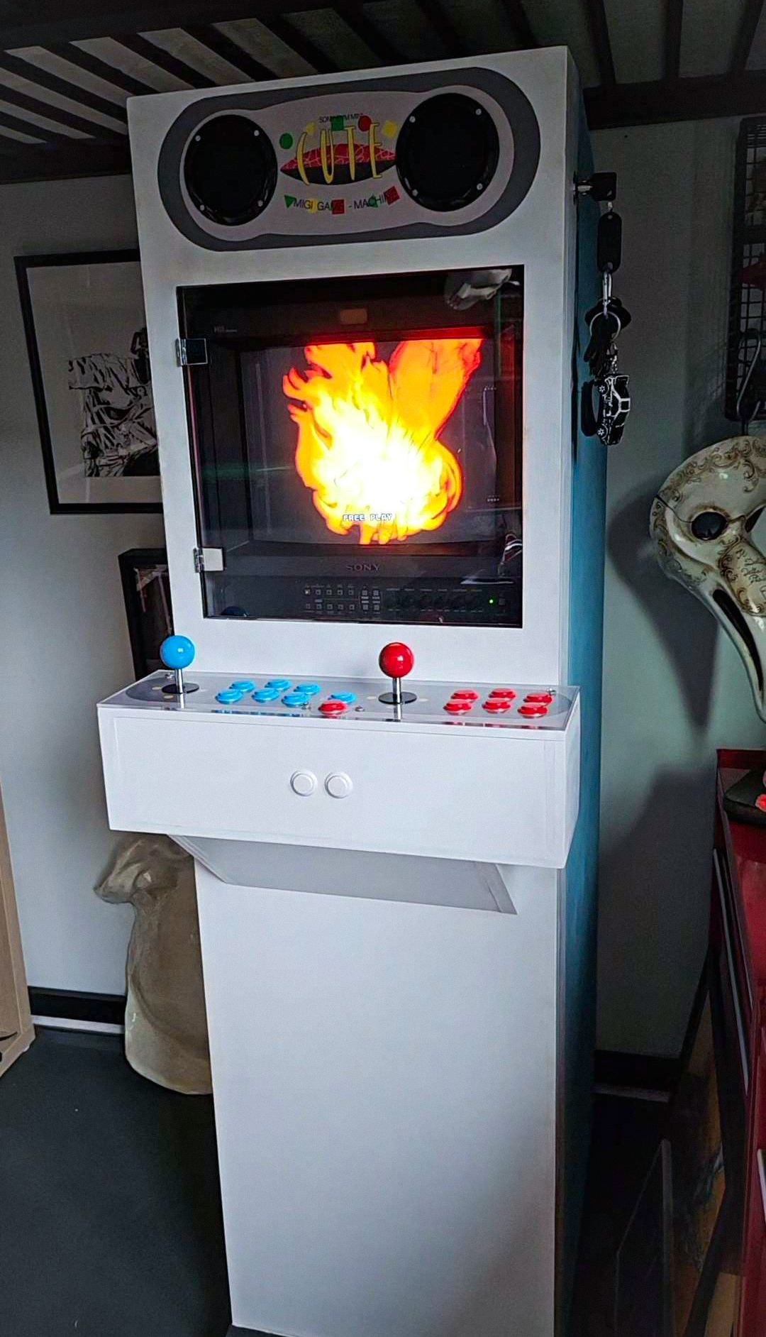 Sony PVM Mini Cute! Arduino and Laptop Powered Arcade Cabinet With ...