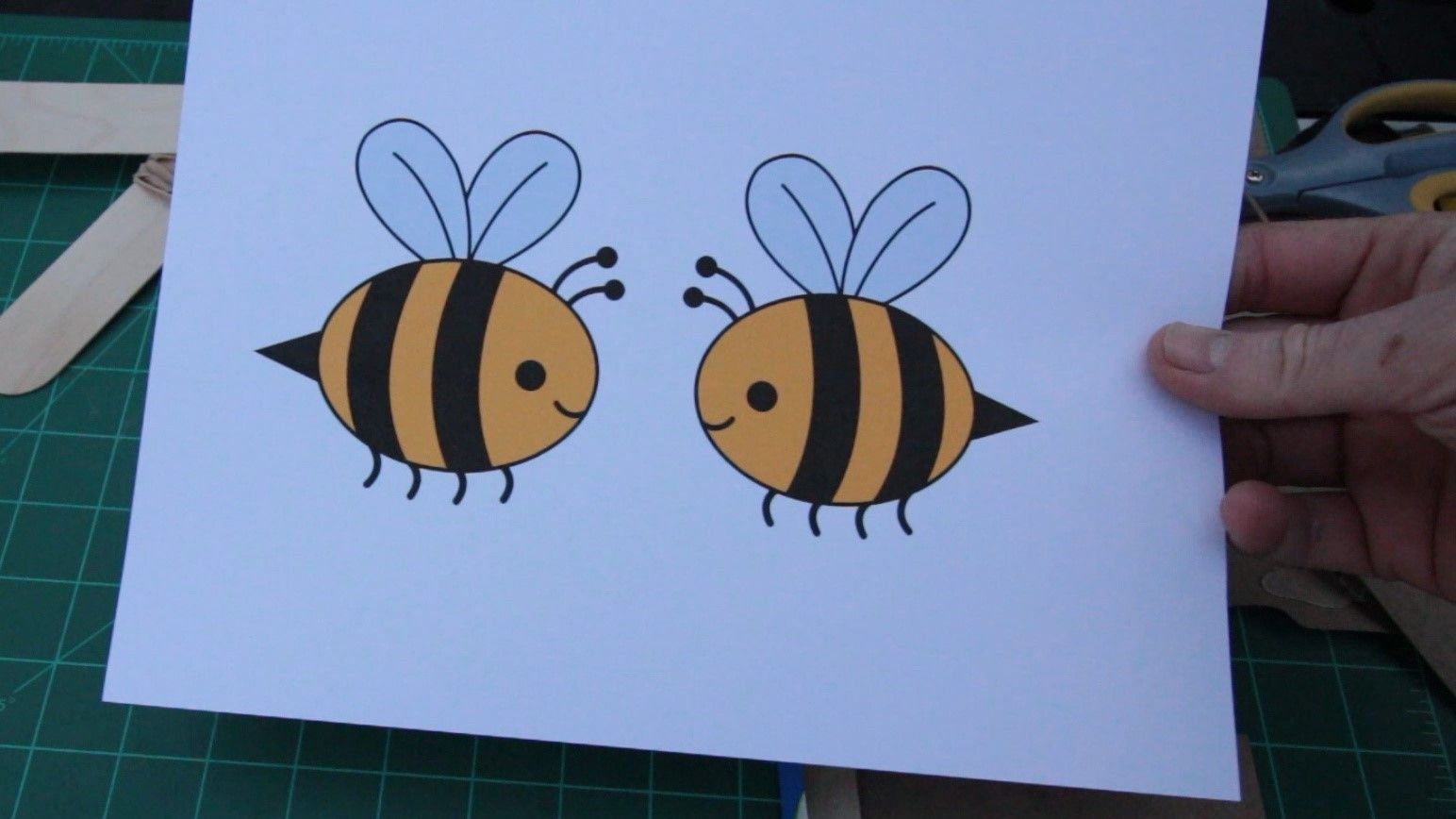 Bee Buzzer - Rubber Band Noise Toy : 19 Steps (with Pictures ...