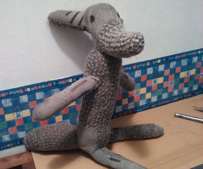 Sock Fox : 10 Steps (with Pictures) - Instructables