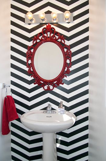 Chevron Bathroom - Instructables