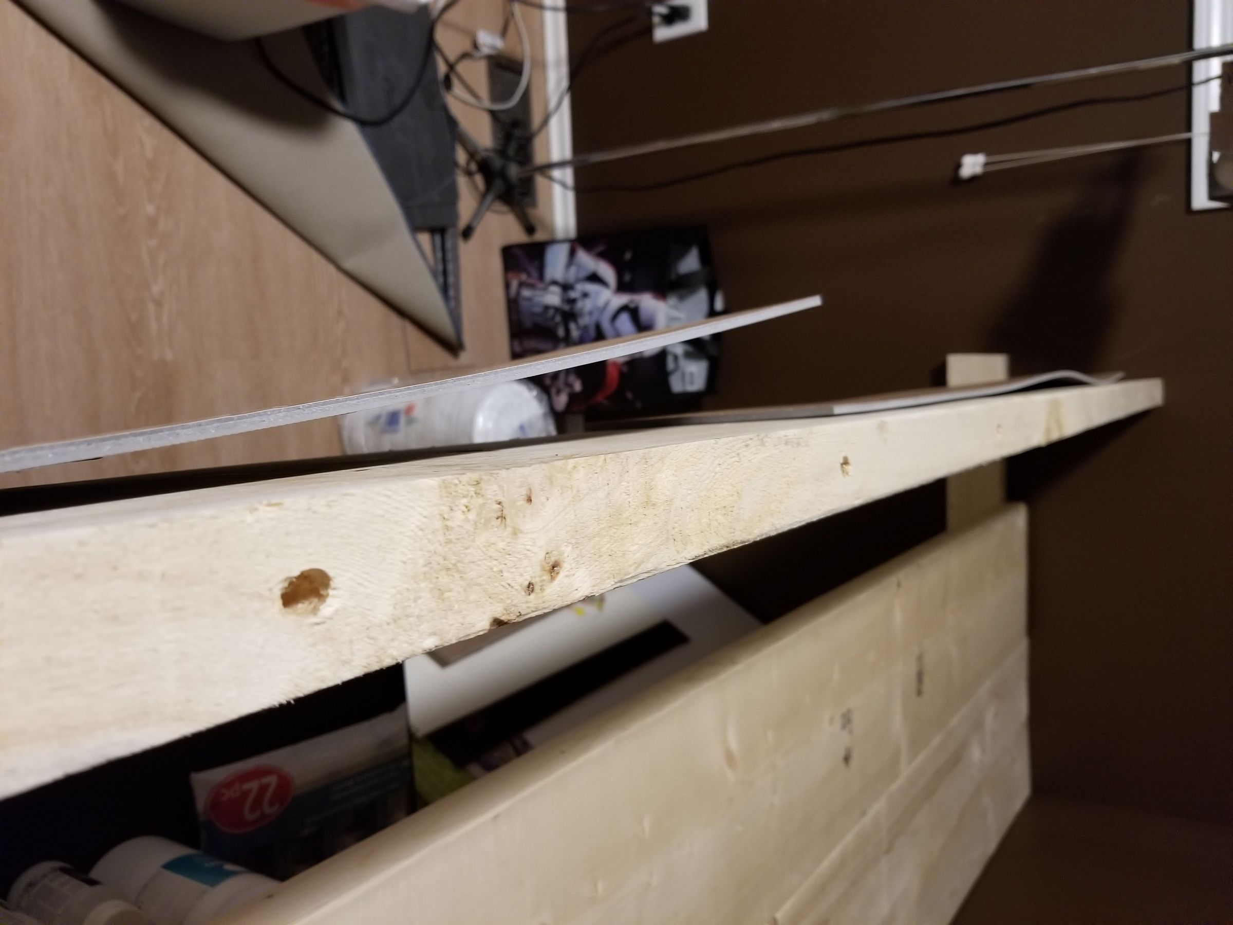 Removable Countertop in a Bedroom Art Studio (Three 2x10 Design) : 9 ...